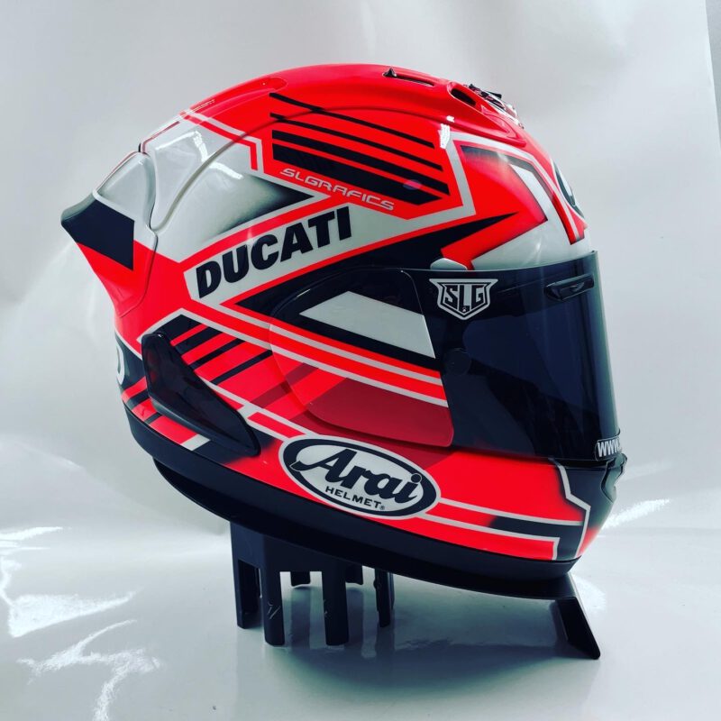 Arai RX-7v Racing "Ducati Joop" - SLGrafics - Helmet design, Helmet ...