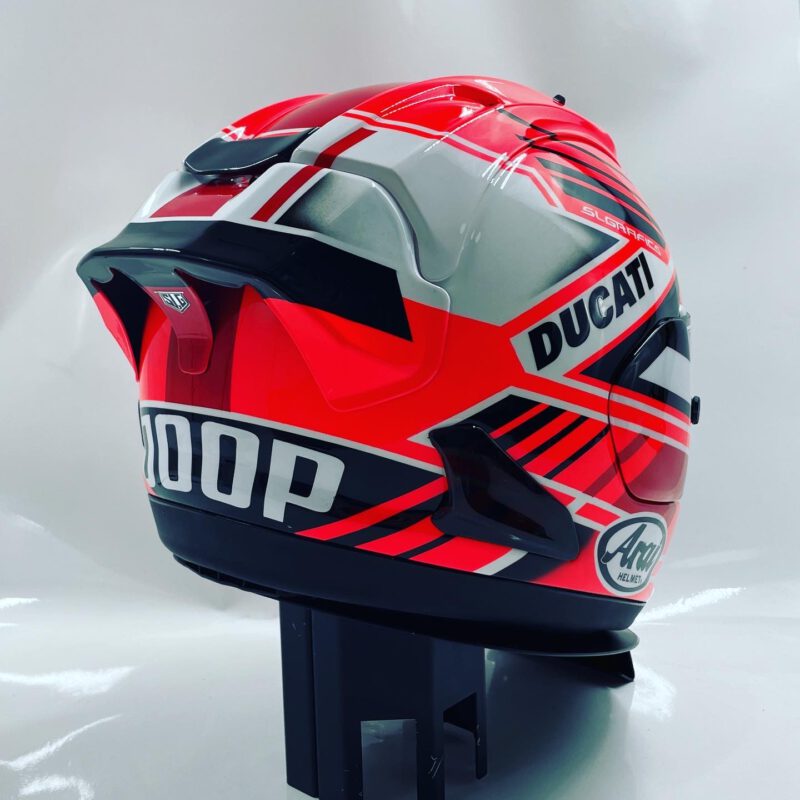 Arai RX-7v Racing "Ducati Joop" - SLGrafics - Helmet design, Helmet ...